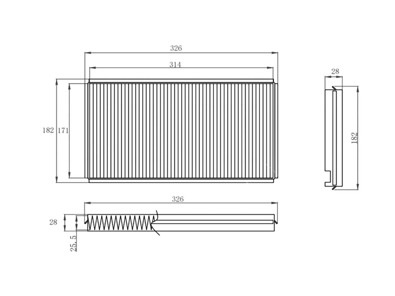 UNIO FLT-40121C (64316913506 / 64316935823 / 64319171858) фильтр салонный угольный BMW (БМВ) 5 (e60, e61) 01-, 6 (e63, e64) 03