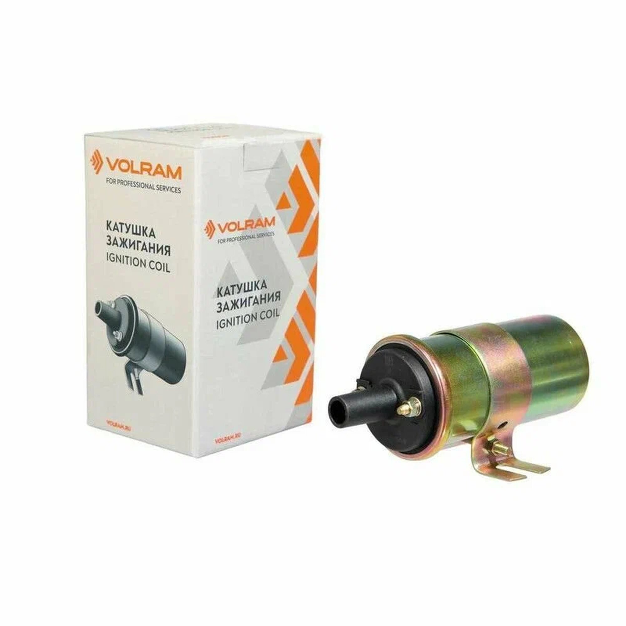 Катушка зажигания VOLRAM для а/м ВАЗ 2108-21099, Нива; ЗАЗ 1102; ИЖ 2715 (БСЗ), VOLRAM VR25112