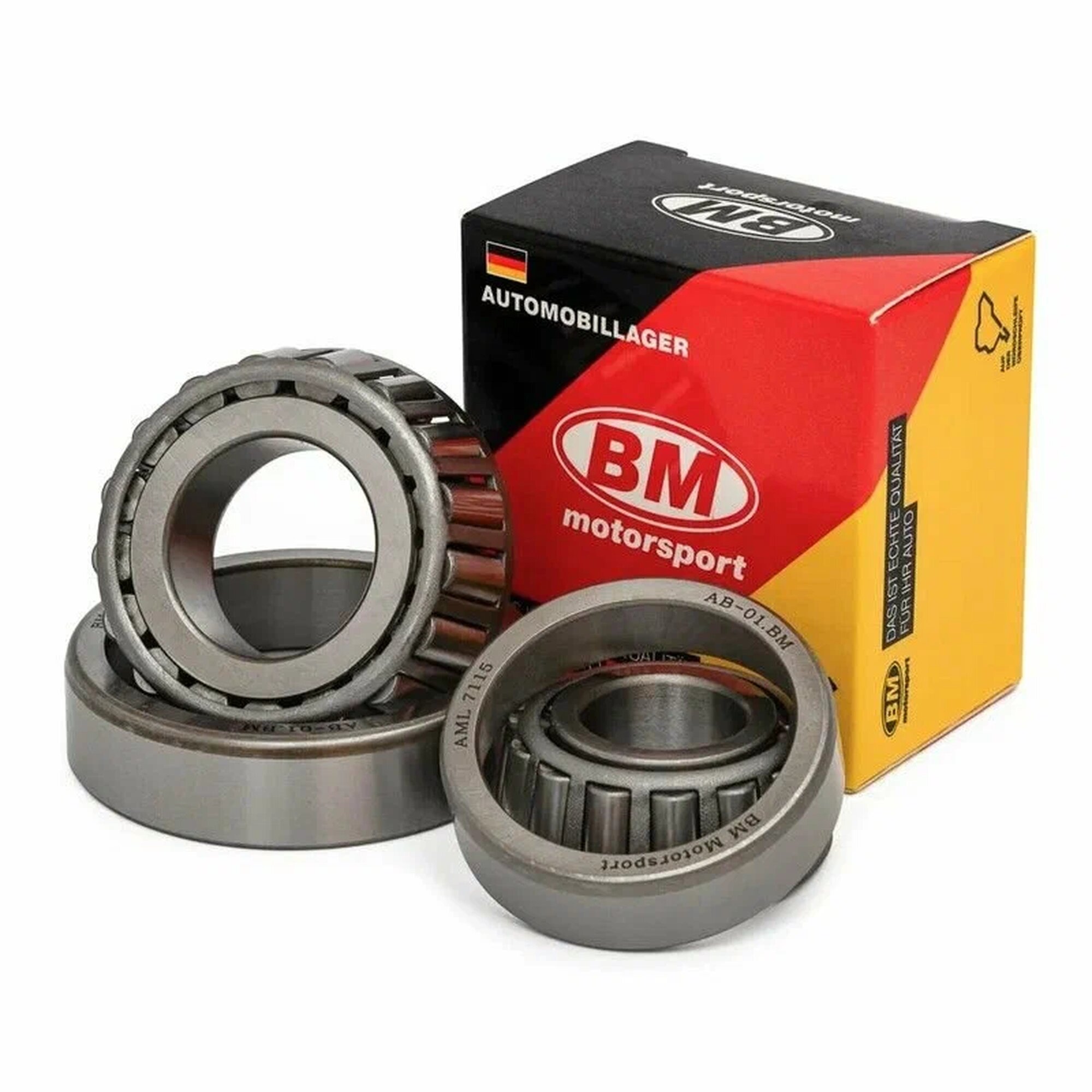 Комплект подшипников передней ступицы для а/м AUDI, FORD, MERCEDES-BENZ, Volkswagen, BM AML7115 (2 штуки)
