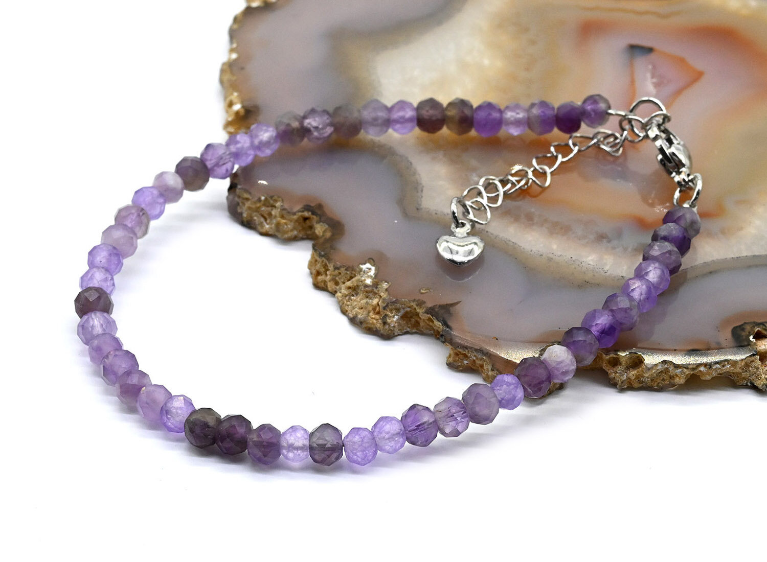 Браслет, аметист