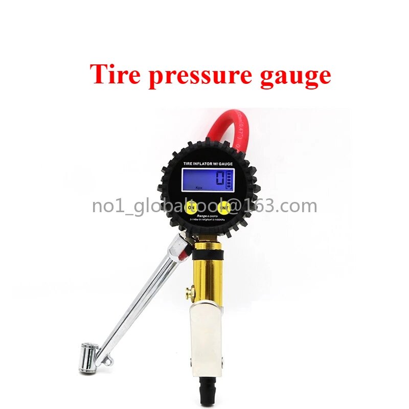 Цифровой манометр в шинах с насадкой для пневматического пистолета — профессиональная головка для накачивания шин и измеритель давления воздуха для обслуживания автомобиля