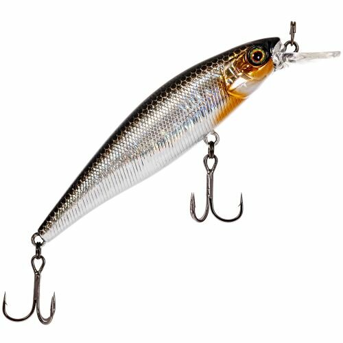 Воблер Jackall Squad Minnow 95 9,5см. 14гр. hl silver & black до 1,5м. suspending