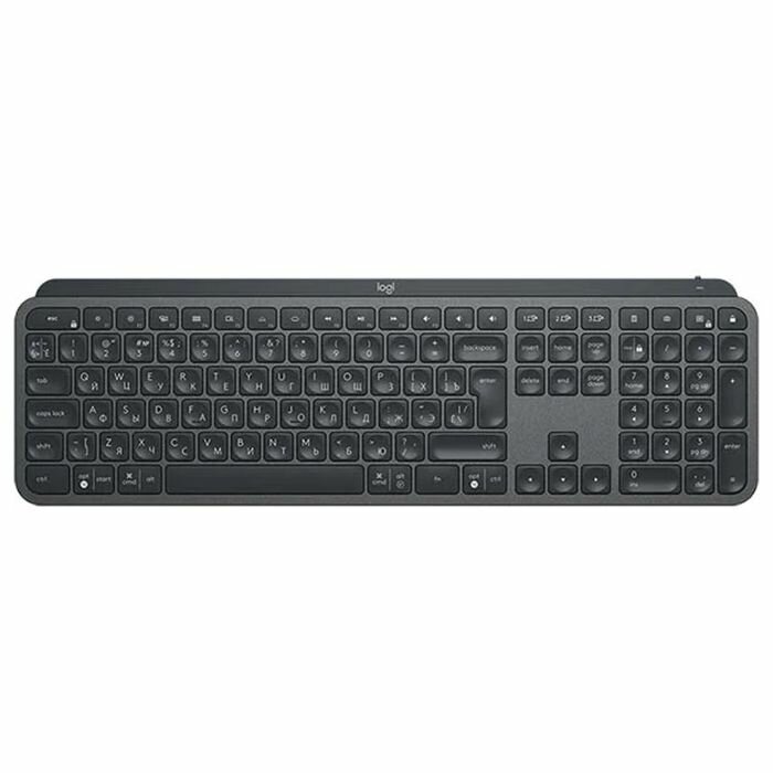 Клавиатура Logitech Wireless MX Keys Advanced Illuminated Keyboard Graphite (920-009564)