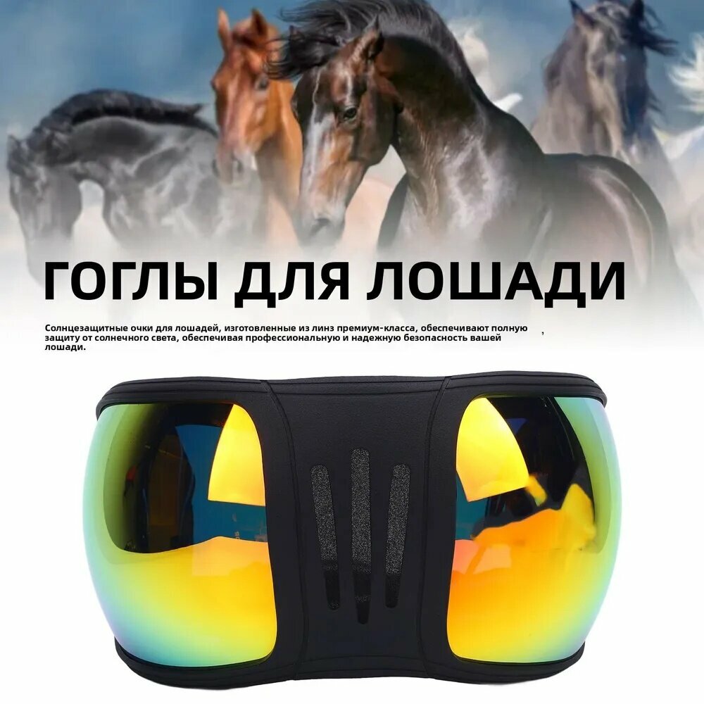 Модные очки для конного спорта, защищающие от ультрафиолета и ветра