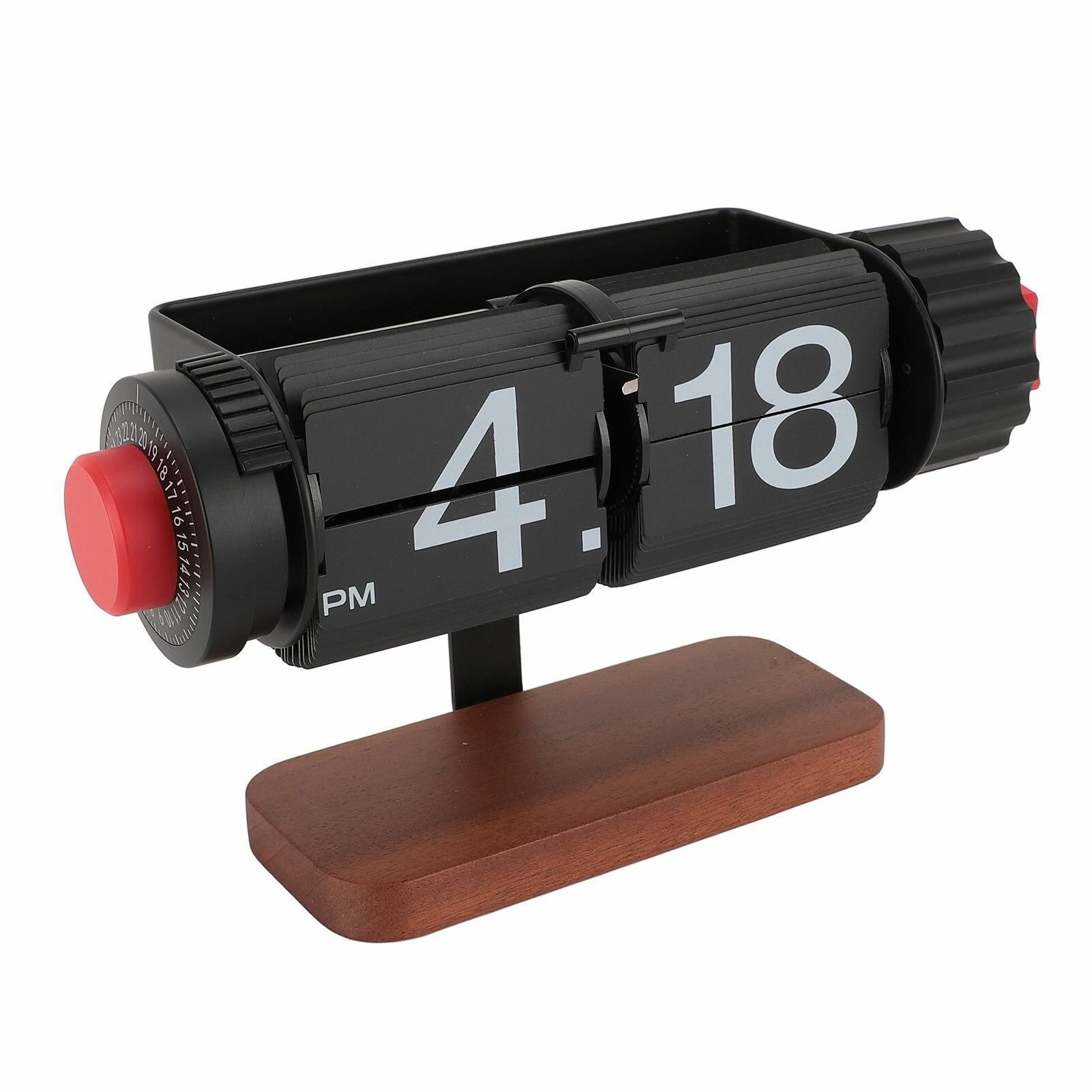 Ретро деревянные механические часы с автопереворотом и будильником для домашнего декора, 847 г