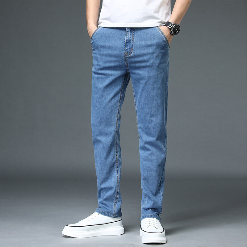 Мужские джинсыВерсия повышения / прямые B1, талии_36