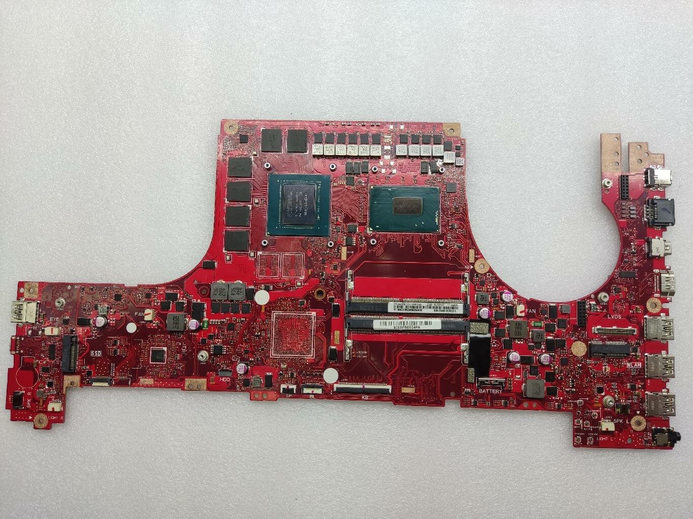 Материнская плата ASUS GL704GV донор I7-8750H, N18E-G1-KD-A1