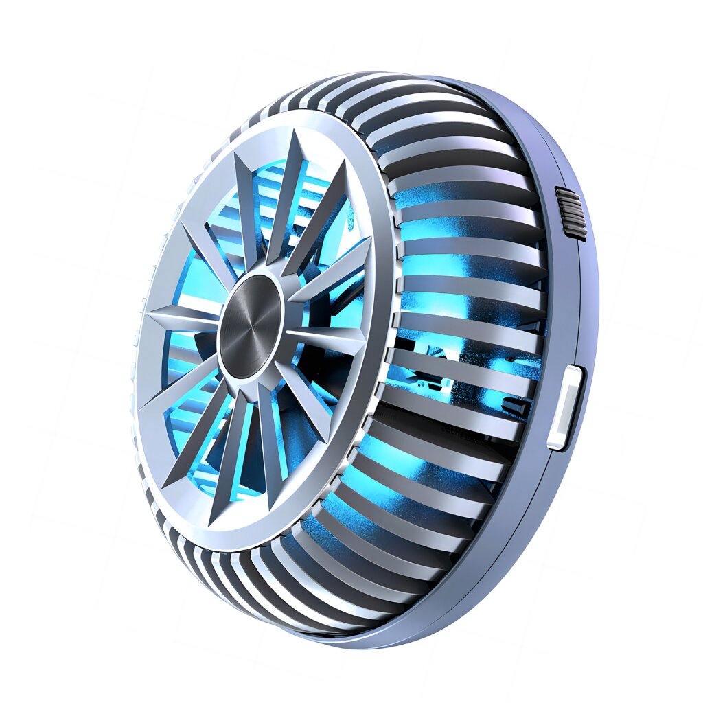 Охлаждающий вентилятор для мобильных игр Портативное устройство для охлаждения телефона Охлаждающий аксессуар для смартфона Малошумный работающий охлаждающий вентилятор в подарок