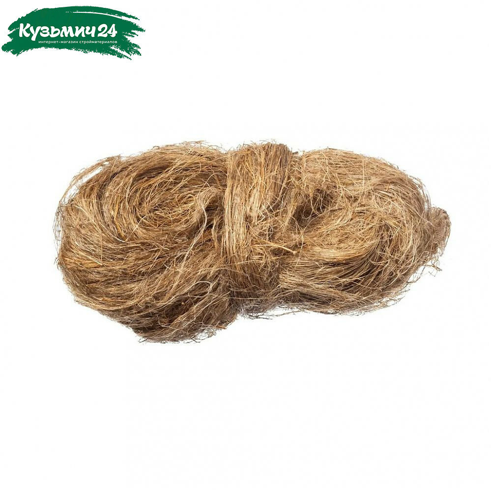 Лен сантехнический Зубр, универсальный, антисептическая пропитка, 50 г 4-51991-050