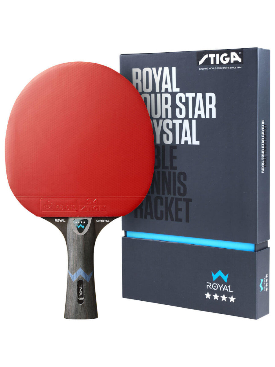 Ракетка для н/тенниса Stiga Royal Crystal 4*, ручка коническая