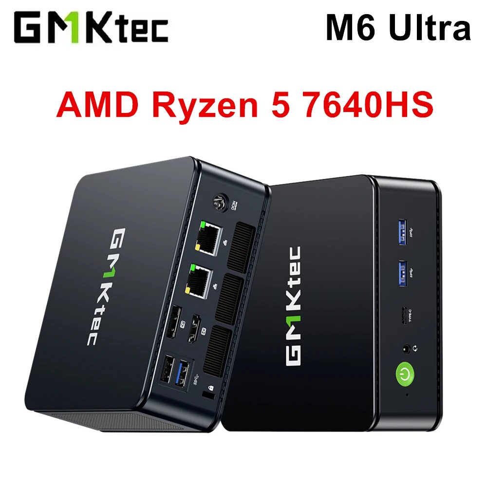 GMKtec Nucbox Gaming Mini PC M6 Ultra No Ram No SSD No OS, ЕС