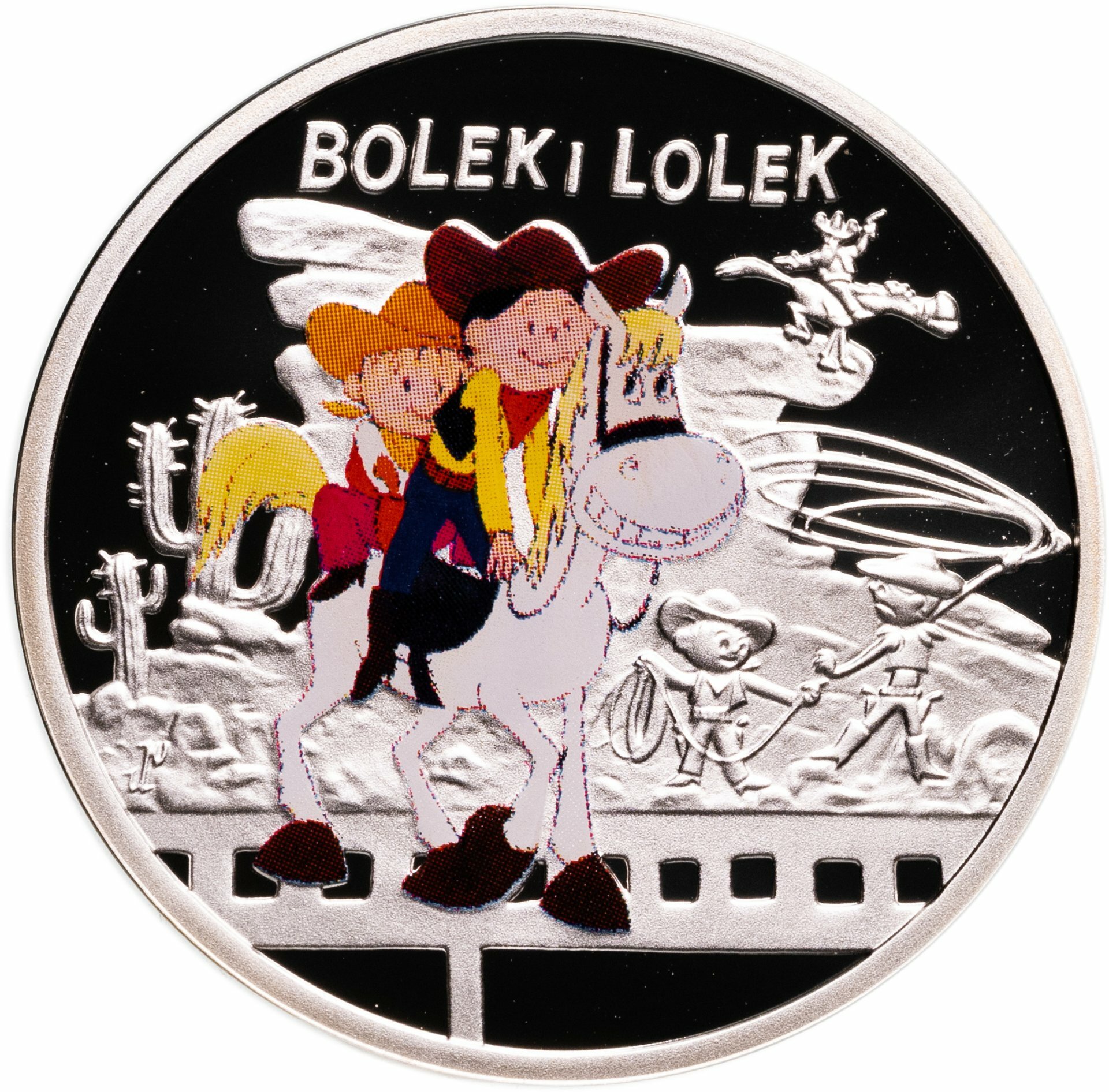 Остров Ниуэ 1 доллар 2011 "Болек и Лёлек" в капсуле с сертификатом, Серебро 925, в сохранности Proof