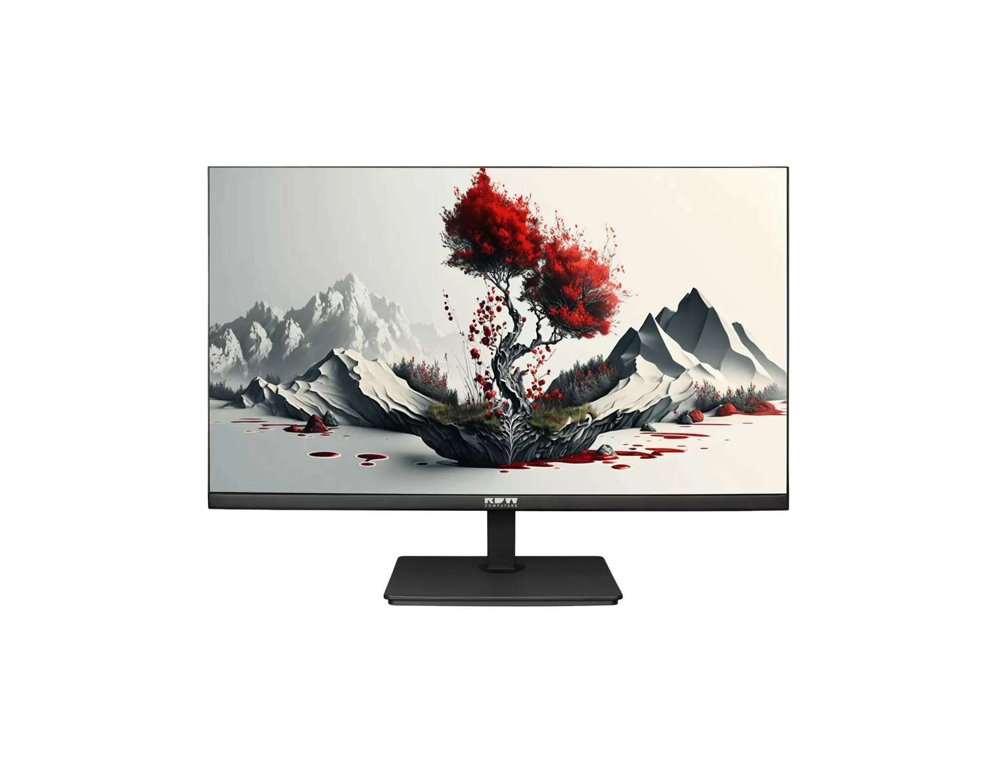 Монитор 23.8" RDW Computers RDW2401K, 1920х1080, 100 Гц, IPS, черный (2401k/f00в3100v2a1h)