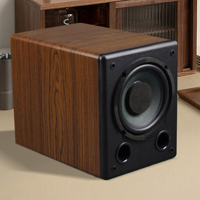 Динамик для сабвуфера,6.5 дюймов,8 Ом, Низкочастотный двигатель, коричневый, Домашний сабвуфер