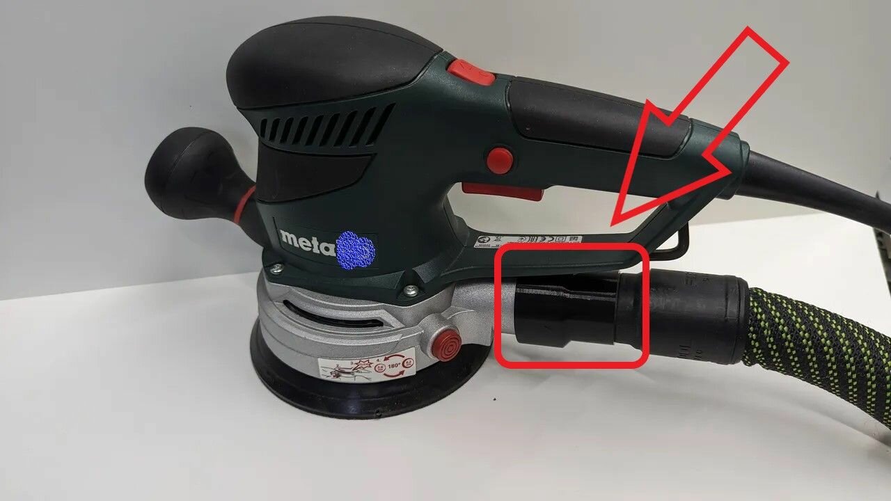 Адаптер пылеотвод Metabo SXE450 к пылесосу Festool