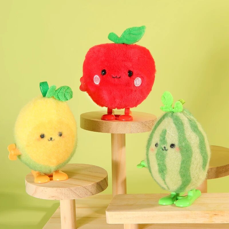Игрушки для ролевых игр для малышей, реалистичные игрушки-фрукты, которые ходят, детские заводные игрушки-попрыгуны:
