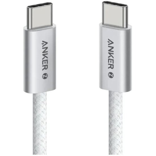 Кабель Anker Zolo USB-C - USB-C, 240Вт, белый