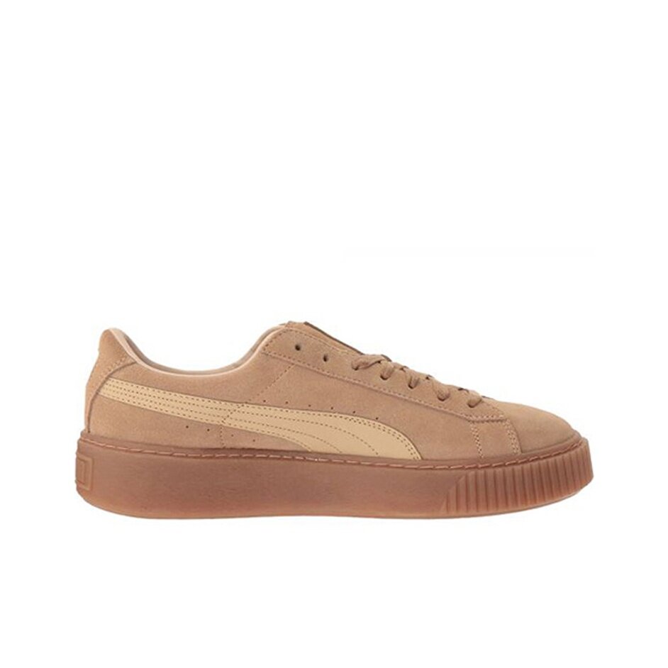 Кроссовки PUMA Suede Platform, размер EU 39 стопа (25CM), brown — фото 1