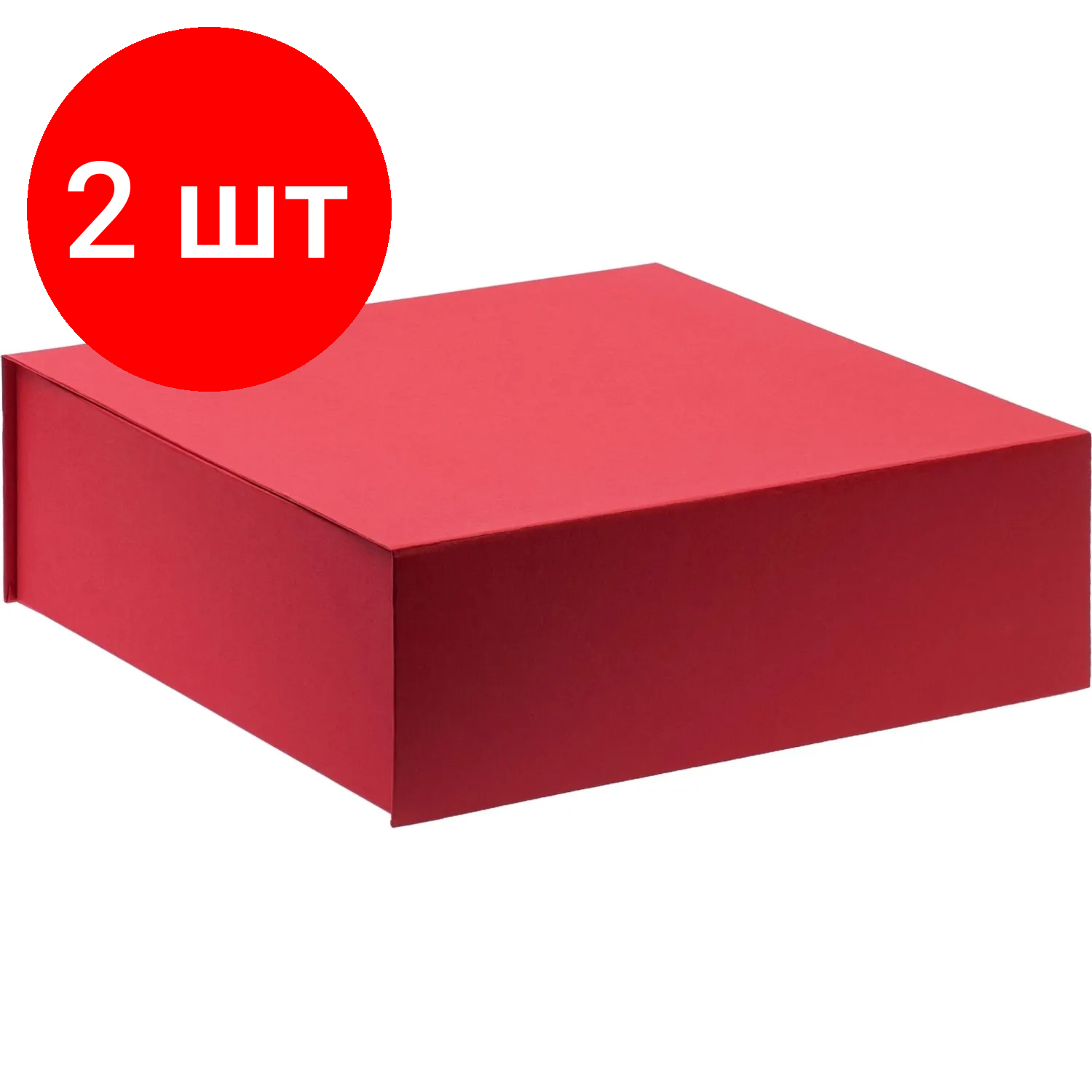Комплект 2 штук, Коробка подарочная Quadra, красная, 31х30.5х10.5 см; 12679.50