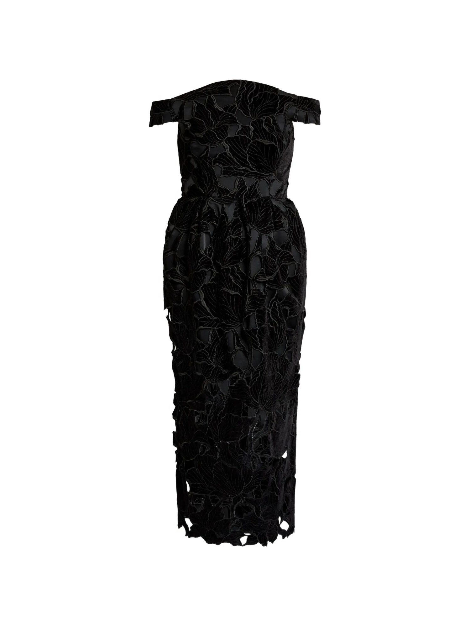 Платье Off-shoulder floral midi dress