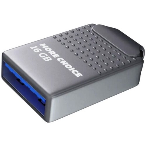 Flash Drive USB 16 Гб More Choice MF16-2m - мини, серебристый