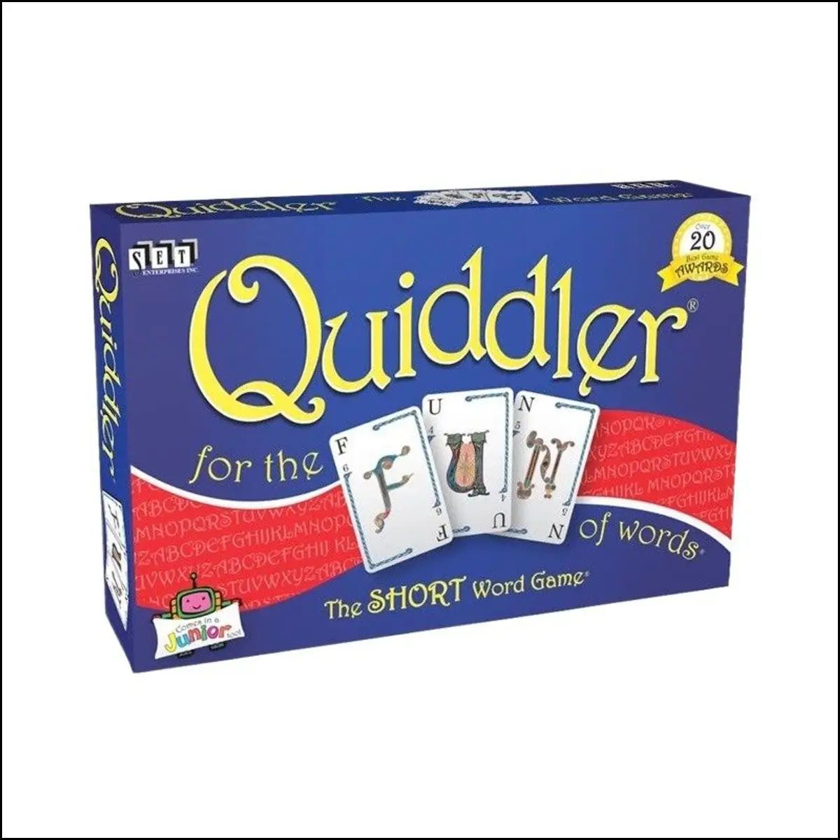 "Quiddler" Карточные игры Домашние игры Английский вариант