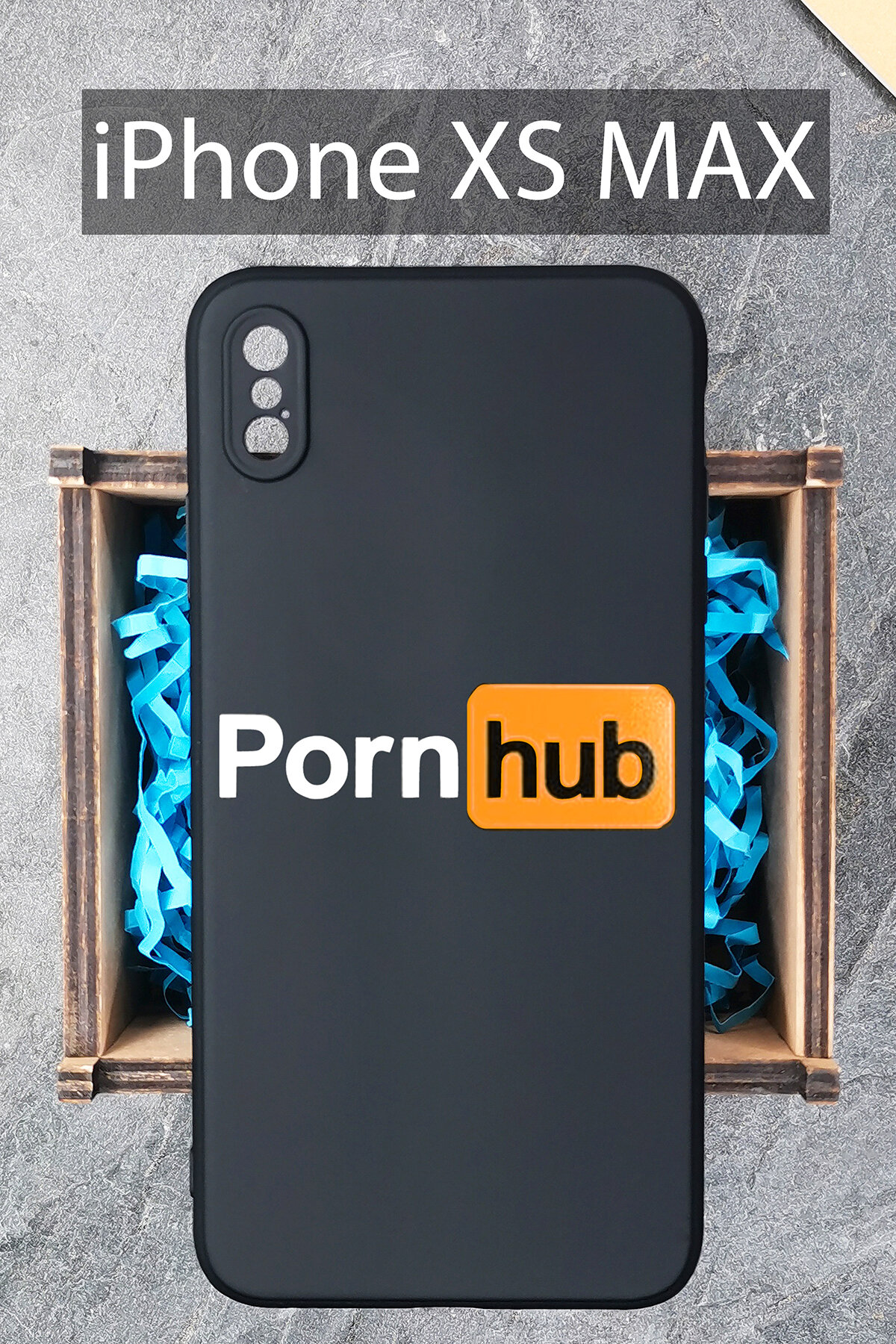 Силиконовый чехол Видеохостинг для iPhone XS MAX / Айфон XС макс