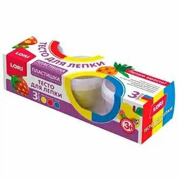 Масса для лепки Пластишка №18 - 3 цвета