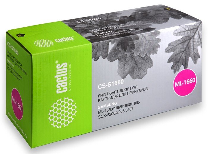 Картридж Cactus CS-S1660S (D104S) черный для SAMSUNG ML-1660/1665, SCX-3205