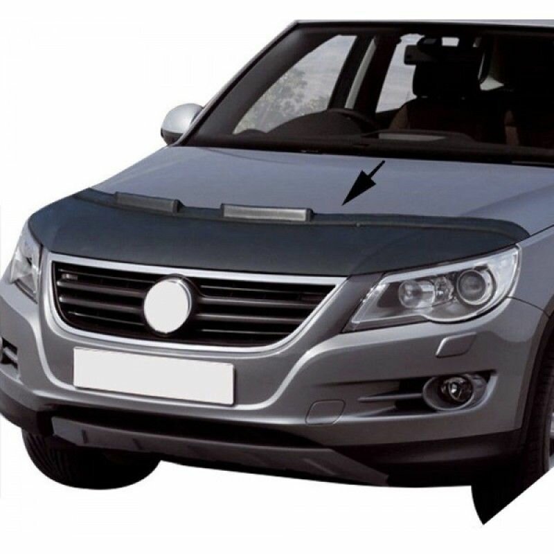 Дефлектор капота Кожаный для VOLKSWAGEN TIGUAN 2007 -2011(Фольксваген Тигуан)