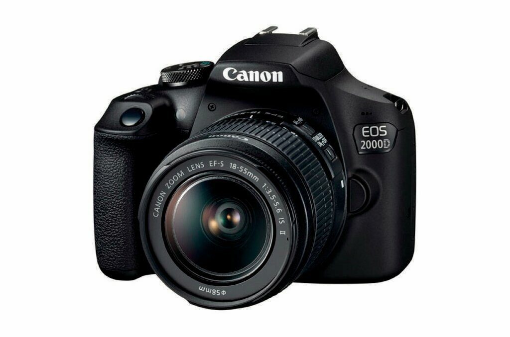 Canon 2000d kit 18-55 black