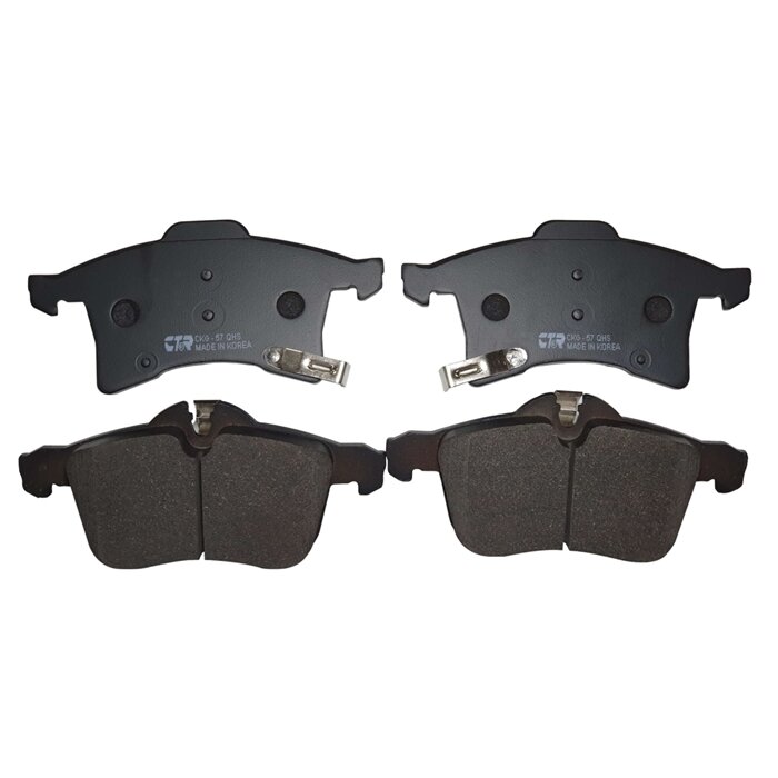 Колодки тормозные дисковые для CHEVROLET VIVA / OPEL ASTRA, ZAFIRA, CORSA, передние / CTR GK0302