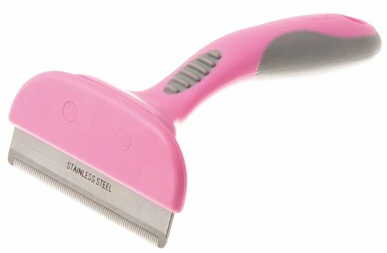 DeLIGHT Дешеддер для кошек и собак Rose, большой, 79 зубьев