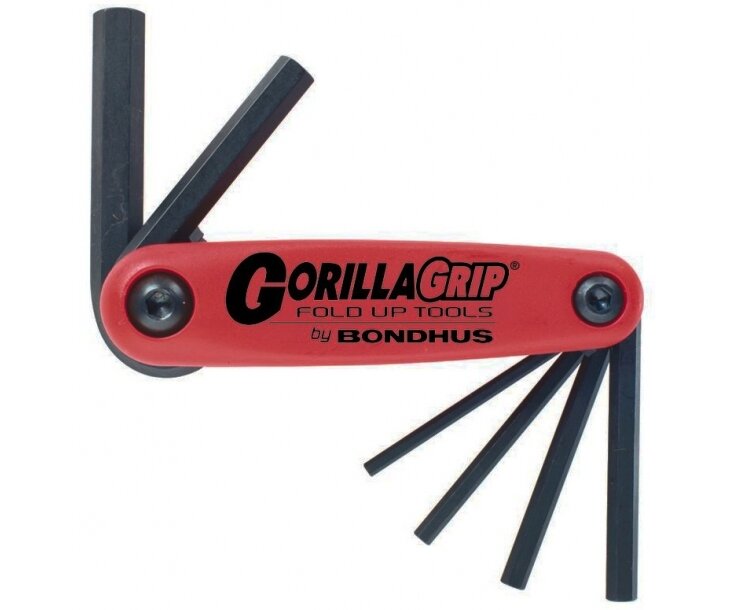 Набор ключей BONDHUS GorillaGrip складной, шестигранные, 3-10 мм 12595