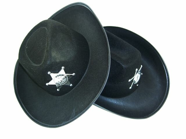 Шляпа I-Bright Company "Шериф", фетр, пластик, мужская, карнавал, длина 37 см