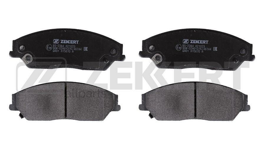 ZEKKERT BS-2384 Колодки торм. диск. передн. Toyota Camry (V40) 06- Camry (V50) 11- Geely Emgrand X7 11-