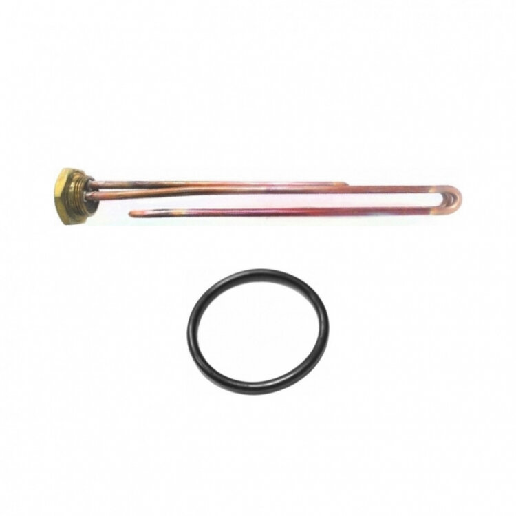 Комплект ТЭН 4кВт (4000Вт) RCT резьбовой 42мм для Ariston, De Luxe, Real, Thermex + прокладка, 182235K