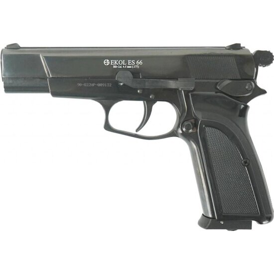 Пистолет пневматический Ekol ES 66 Black, калибр 4.5 мм, 3 Дж, (металл)