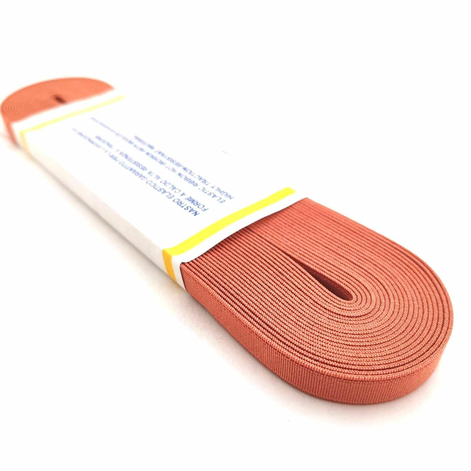 Резинка тканая для одежды, обуви, ширина 12 мм, цвет темно-розовый, 10 м