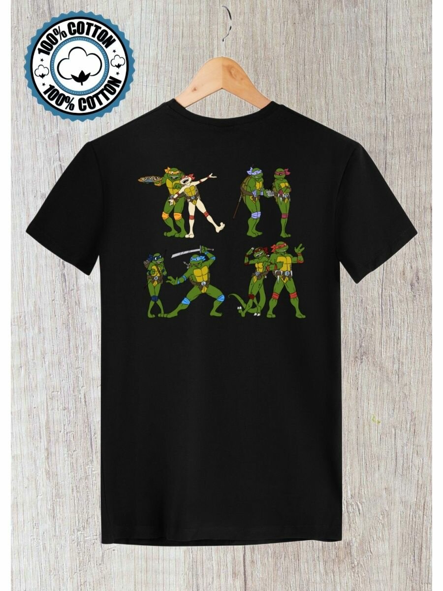 Футболка черепашки ниндзя tenage mutant ninja