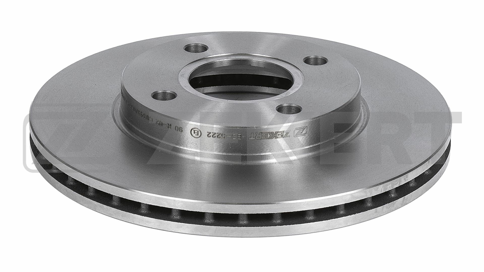 Диск тормозной передний для Ford Focus I (с 1998 г), Fiesta IV-V (с 1999 г), Fusion JU (с 2002 г), Mazda 2 I-II (с 2003 г) арт bs-5222