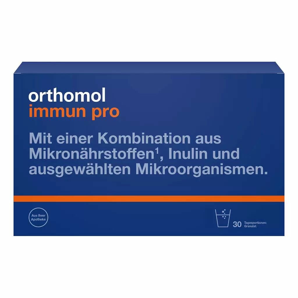 ORTHOMOL Immune Pro Ортомоль Иммун Про №30 Саше Двойное 2 г + порошок для приг. раствора для приема вн.15 г (Бад)