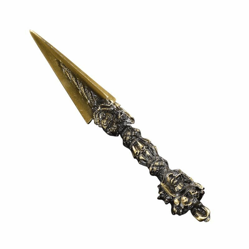 Пурба Махакала, металл, высота 17см, золотистый цвет, взрослая аудитория