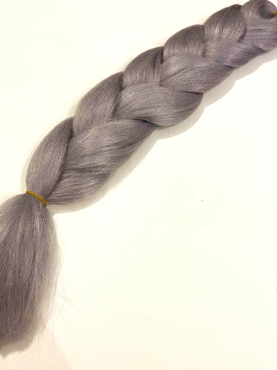 Канекалон 65 см Серый