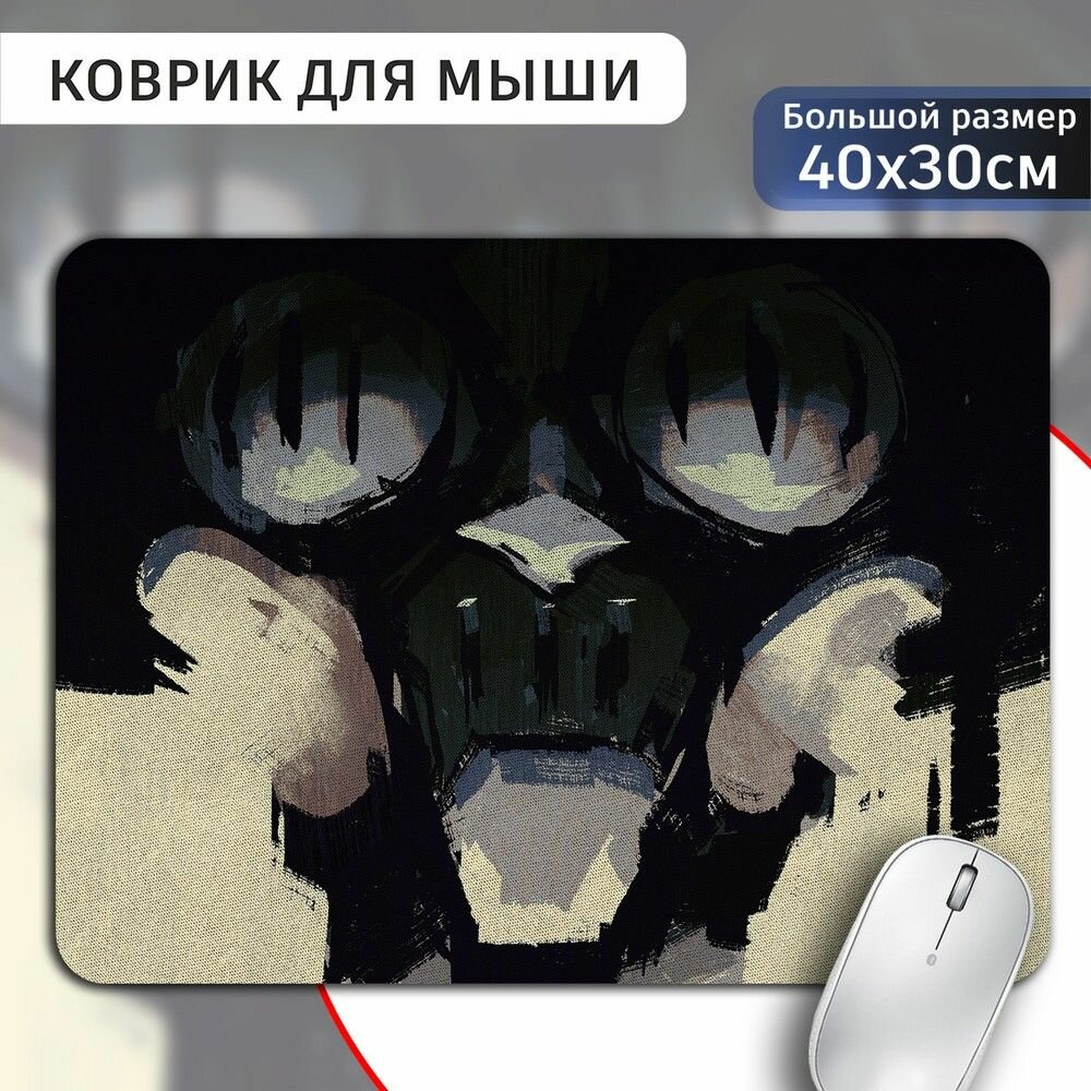 Коврик для мыши 30х40 с принтом игра Disco Elysium (Диско Элизиум, атмосфера, PS, Xbox, PC, Switch) - 552
