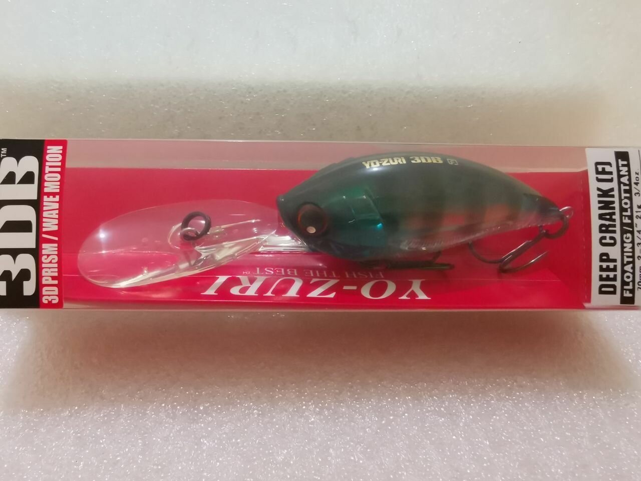 Воблер YO-ZURI 3DB DEEP CRANK 70F R1108-PBG (70мм,21г.)