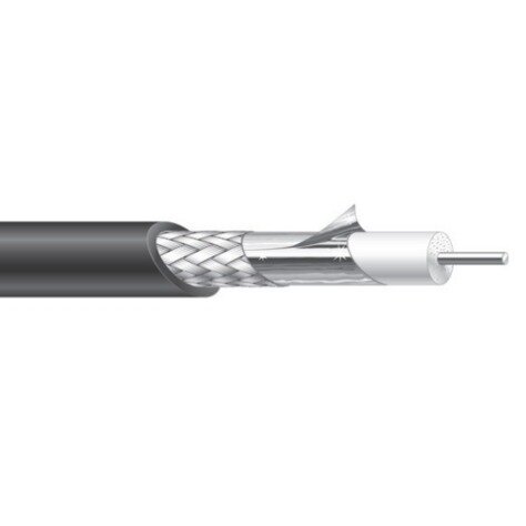 Кабель коаксиальный в нарезку Canare L-7CHD BLK, 1 м