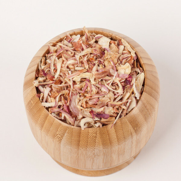 Лук розовый сушеный хлопья, пакет 150 гр, Индия