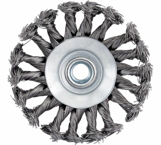 Щетка нейлоновая плоская для УШМ 150 мм vertextools 22400-150 — фото 1