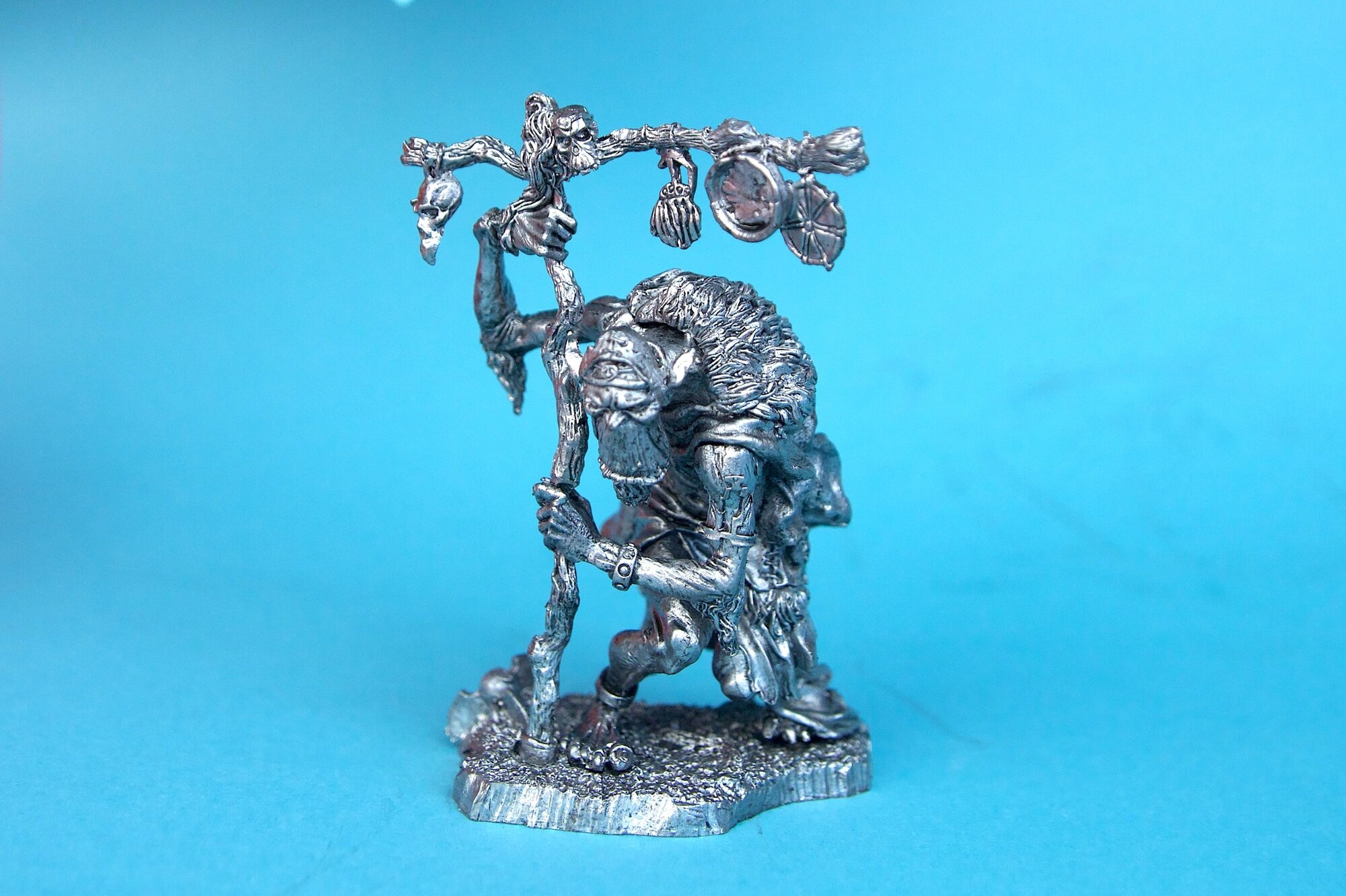 Оловянный солдатик Друид 54 мм масштаб (7-8 см высота)